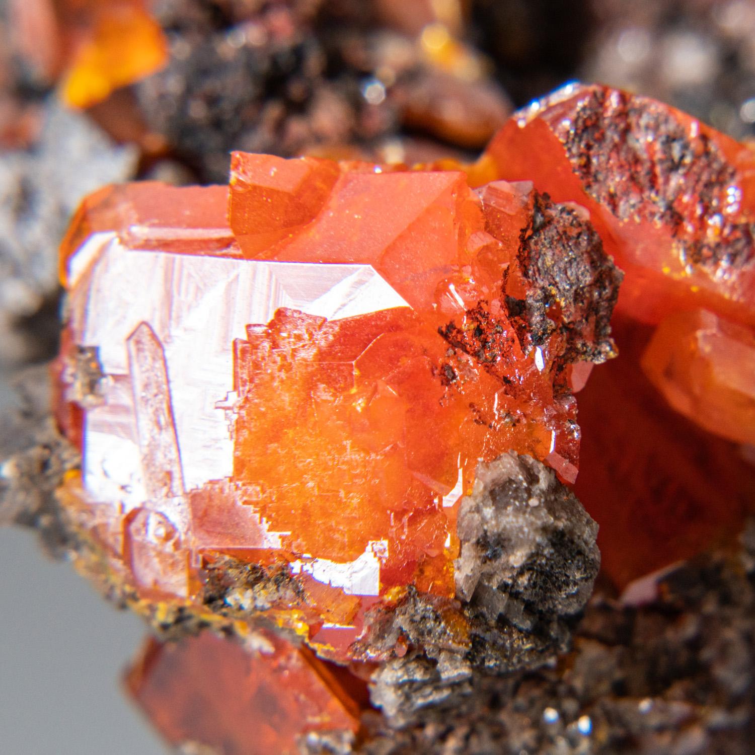 Wulfenite from Maoniuping Mine, Liangshan Autonomous Prefecture, China ...