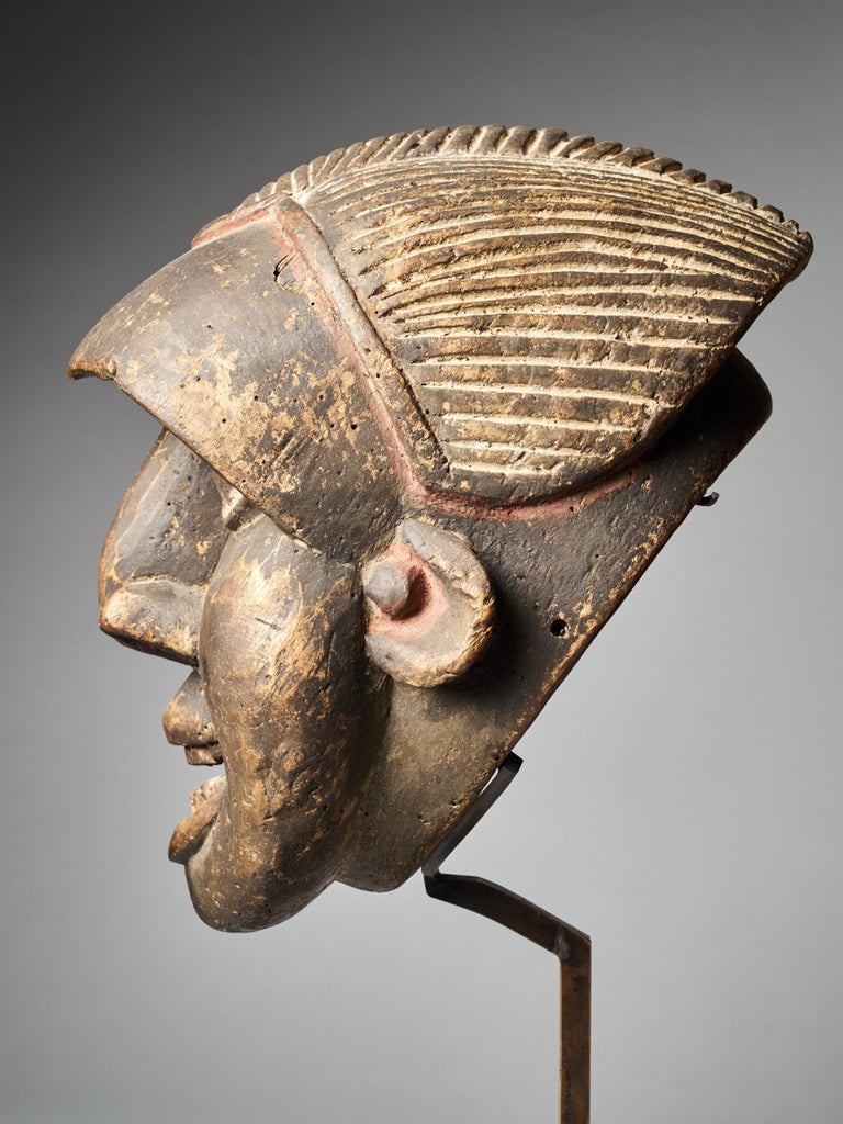 Wum People, Cameroon, Runner Mask "Mabu" For Sale at 1stDibs | wum cameroon