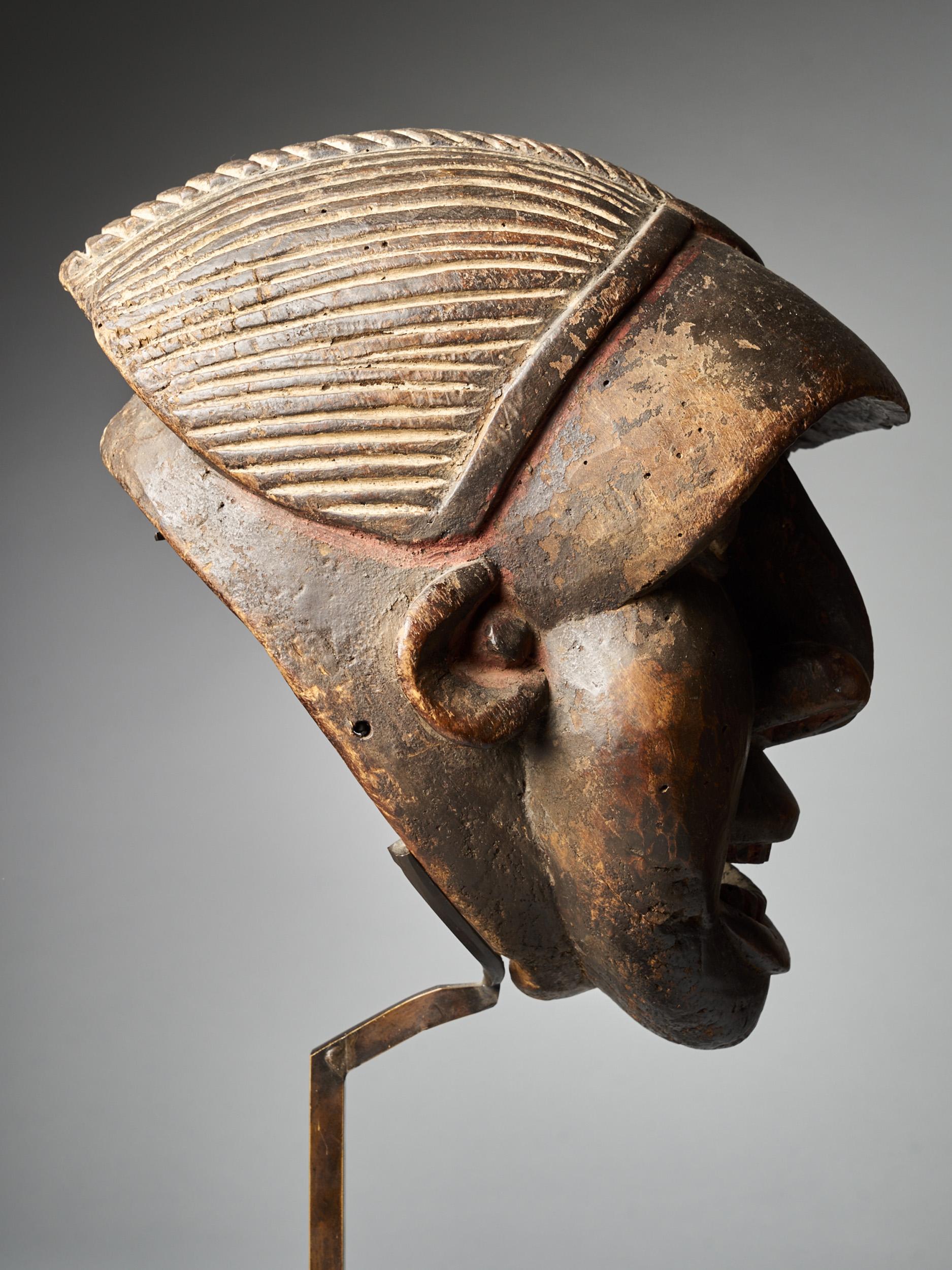 Wum People, Cameroon, Runner Mask "Mabu" For Sale at 1stDibs | wum cameroon