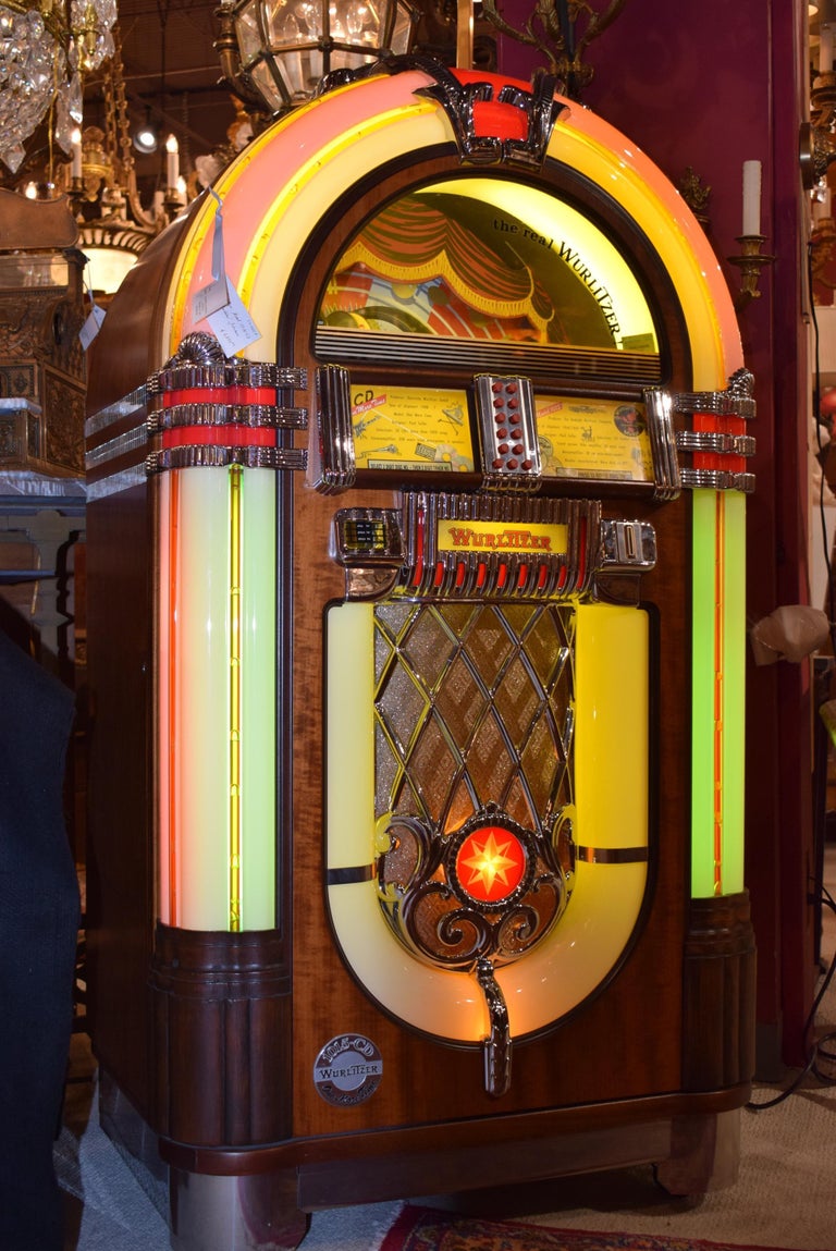 Wurlitzer Juke Box For Sale at 1stDibs | wurlitzer jukebox, wurlitzer ...