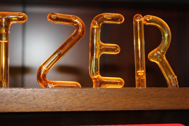 Wurlitzer Music Bubbling Advertising Light For Sale at 1stDibs