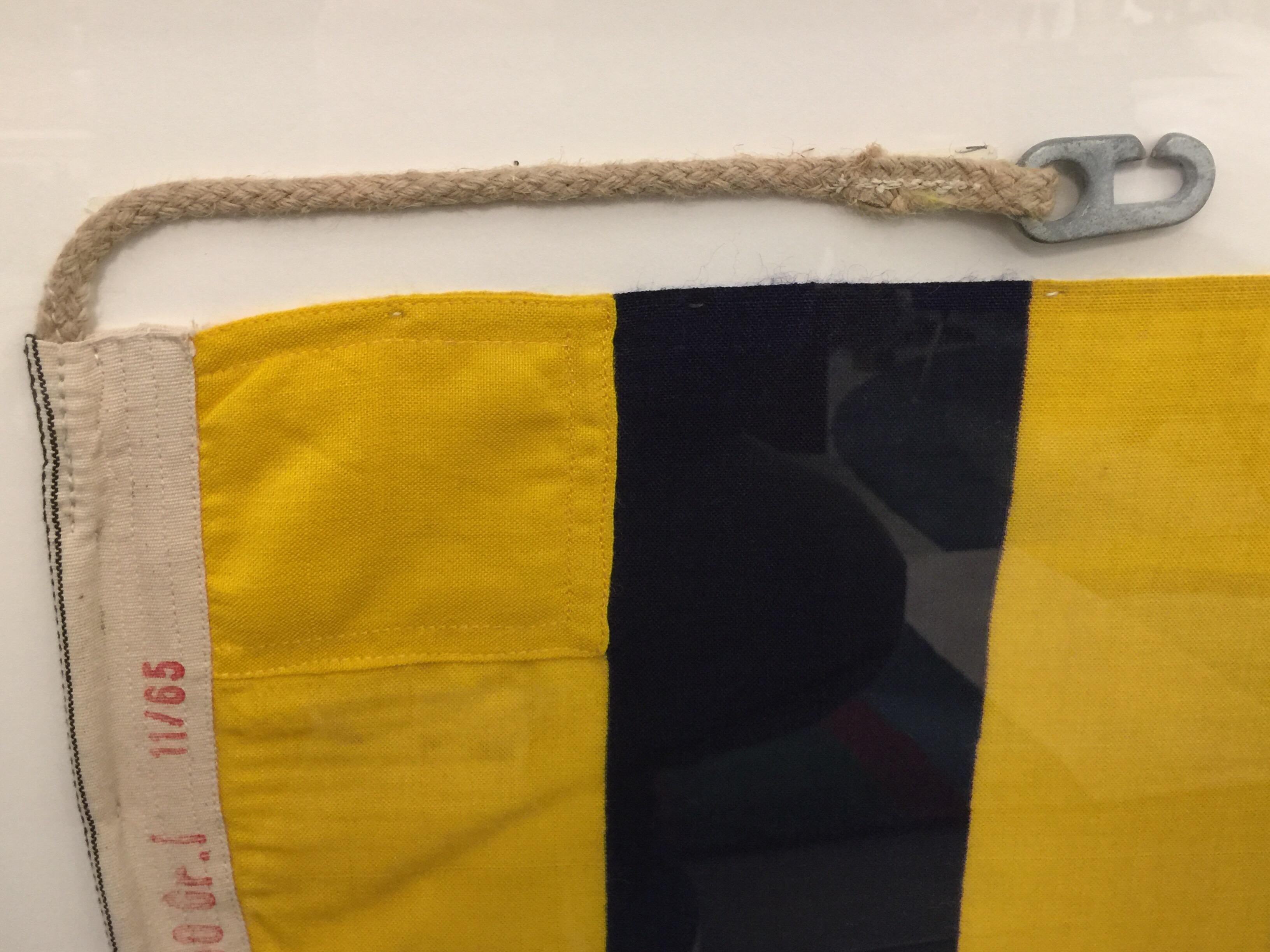 WWII Nautical Signal Flag at 1stDibs
