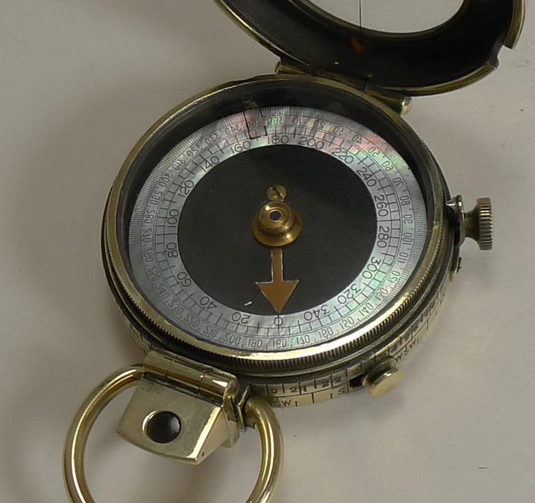 WW1 1918 British Army Officer's Compass, Verner's Patent MK VIII by E ...
