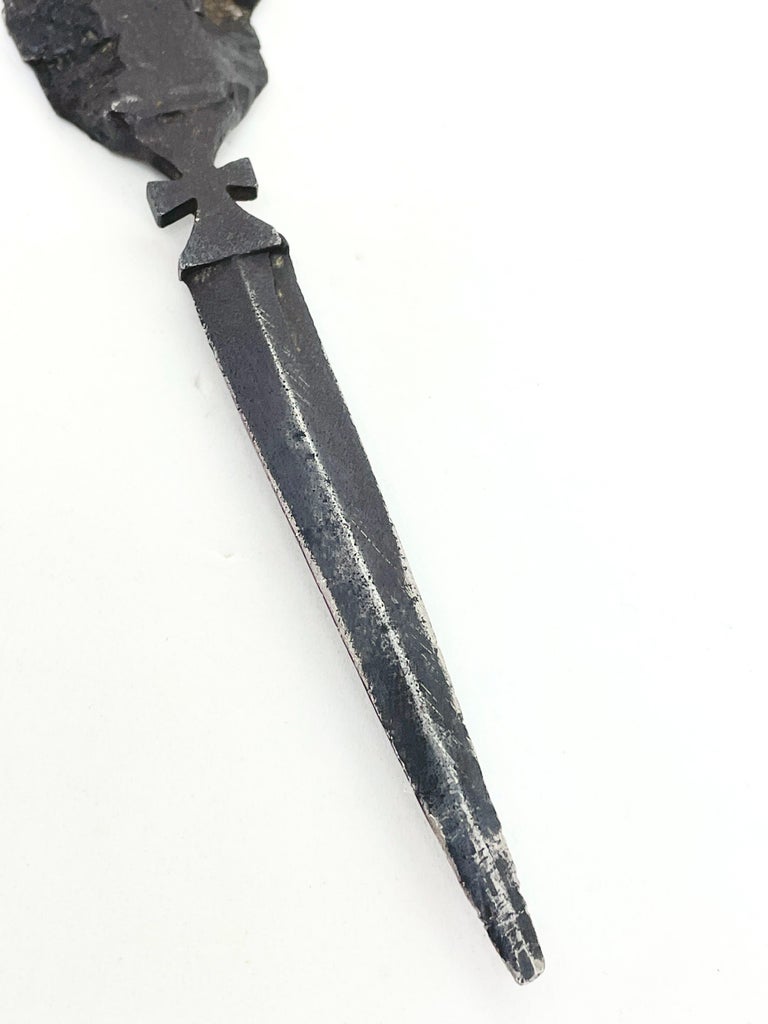 WW1 Artillery Shrapnel Letter Opener Trench Art, German Iron Cross at ...