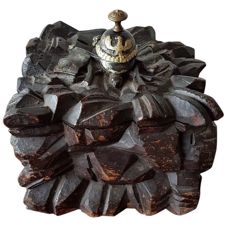 WW1 Trench Art German Tabacco Box at 1stDibs