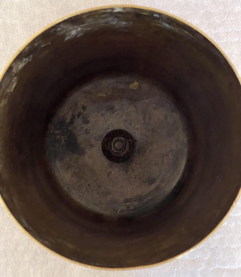 WWI 1915 St Chamond French Artillery Cannon Shell Ice Champaign Bucket ...