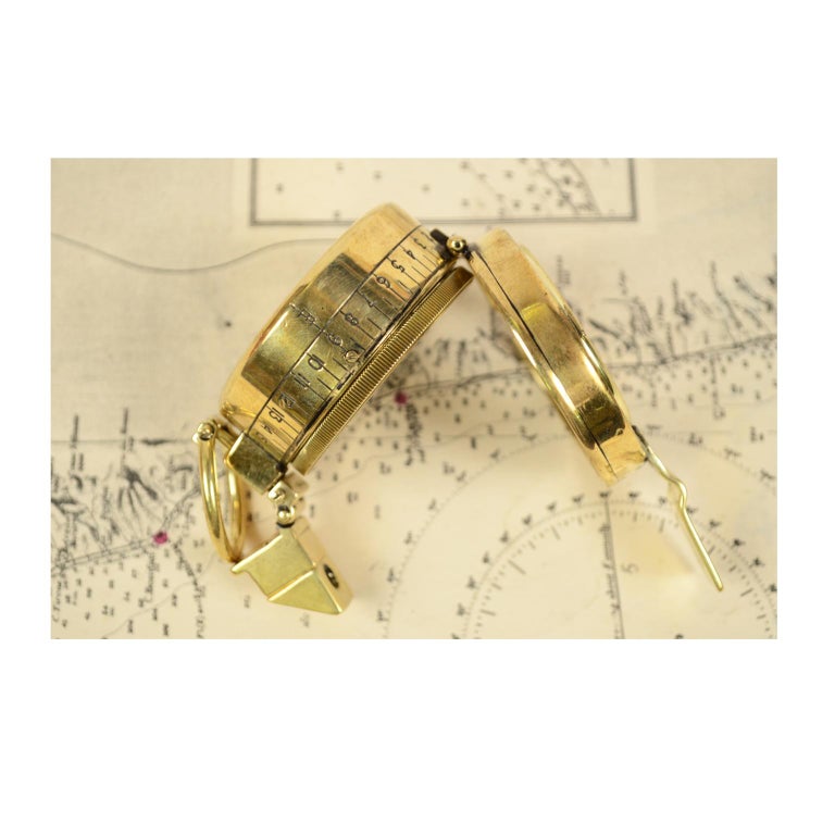 WWI Brass Compass Used by the British Army Officers at 1stDibs