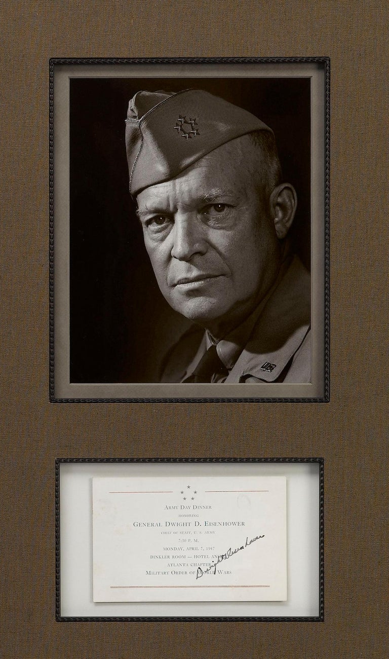 WWII Five Star Generals Signature Collage For Sale at 1stDibs