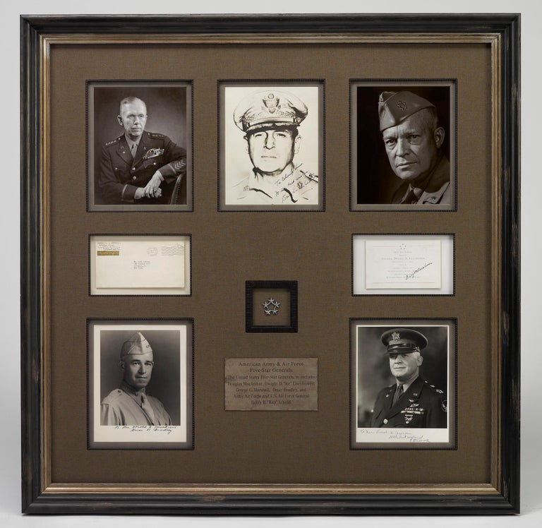 WWII Five Star Generals Signature Collage For Sale at 1stDibs
