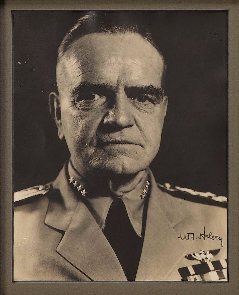 Battle of Midway Navy Admirals, Halsey, Nimitz, Fletcher, Spruance ...