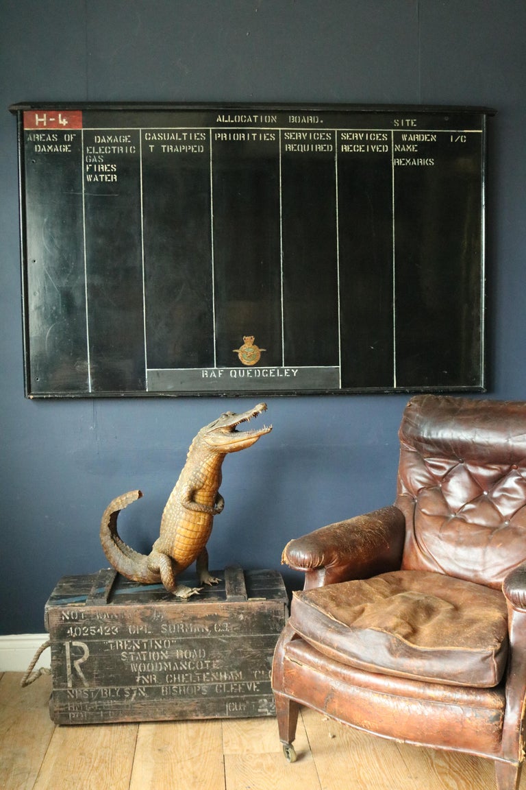 WWII R.A.F. Notice Board at 1stDibs