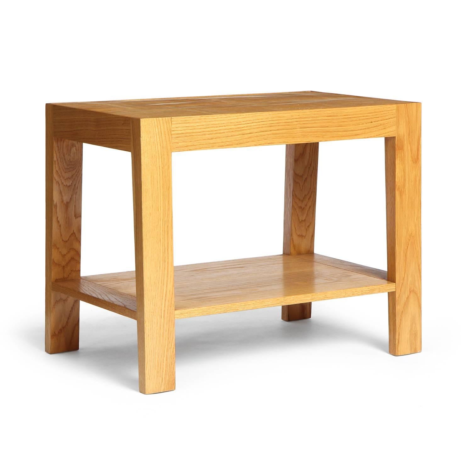 WYETH Original Split Bamboo and Oak Side / End Table at 1stDibs