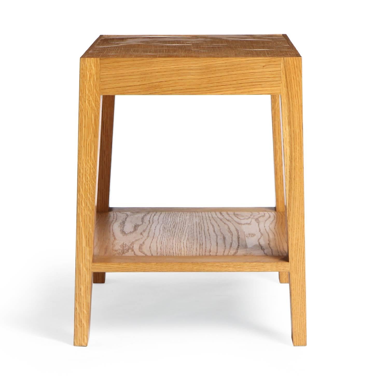 WYETH Original Split Bamboo and Oak Side / End Table at 1stDibs