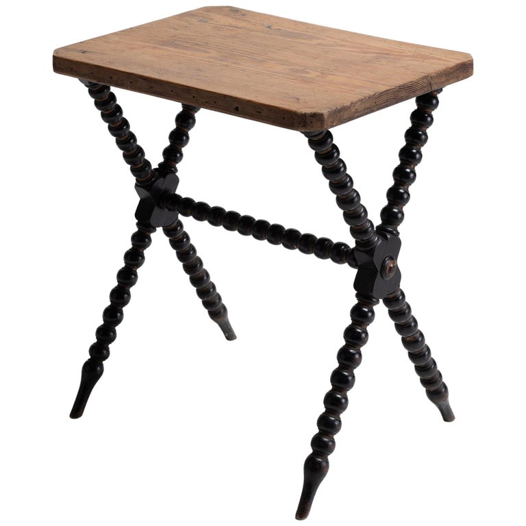 X-Frame Bobbin Table at 1stDibs