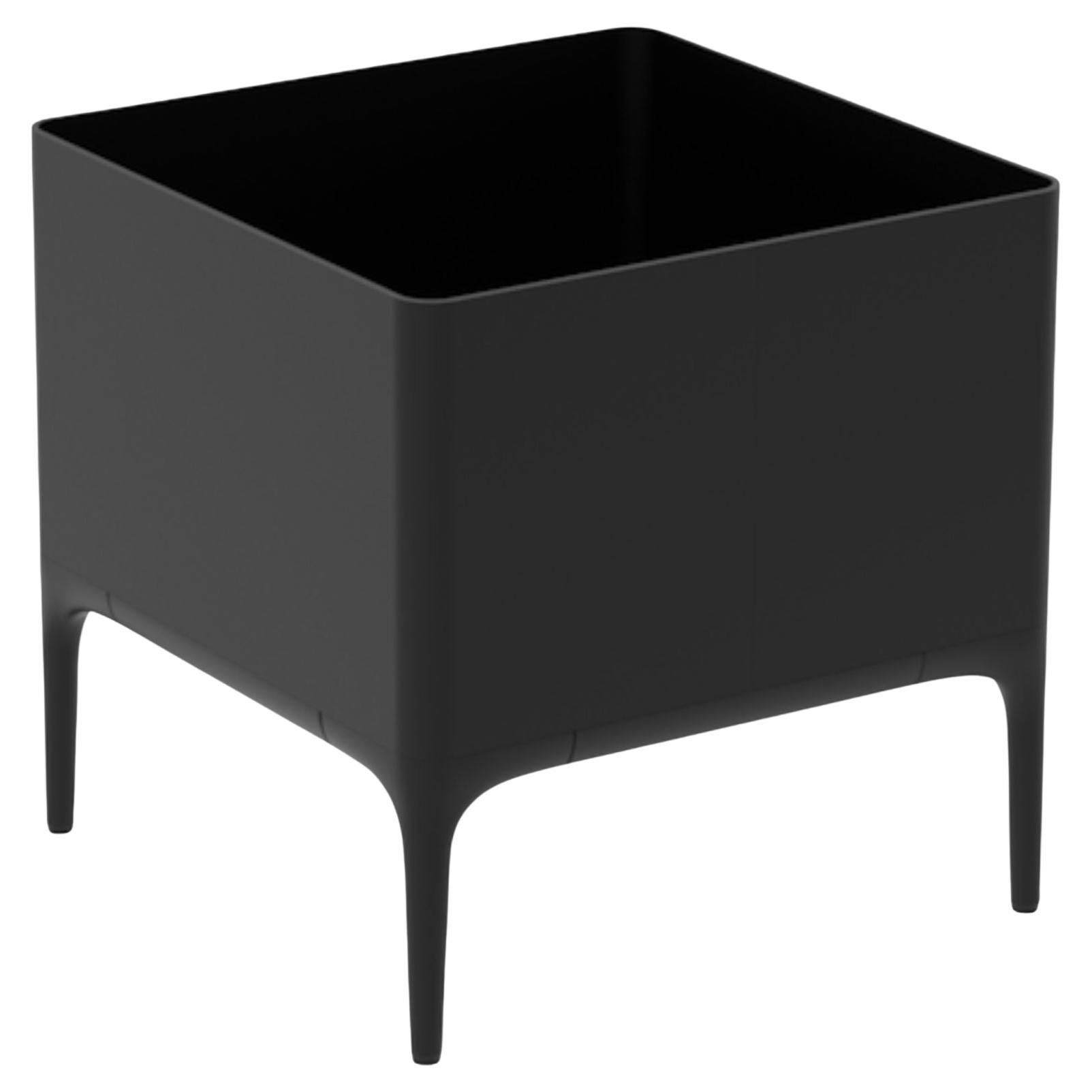 Slide Design Cubic Yo Pot on Wheels in Jet Black by Giulio Cappellini ...