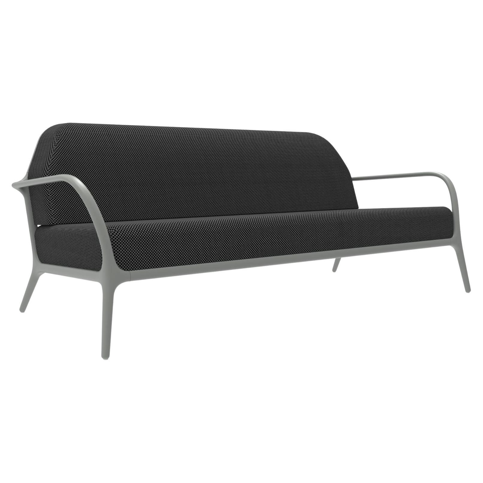 Sinfonia Silver Sofa For Sale at 1stDibs