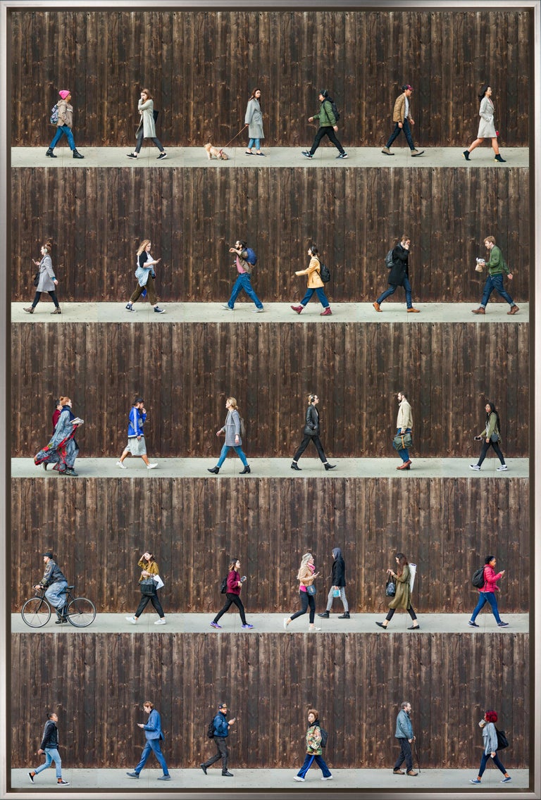 Xan Padron - "Williamsburg, NYC" Figurative Photograph on Brown ...
