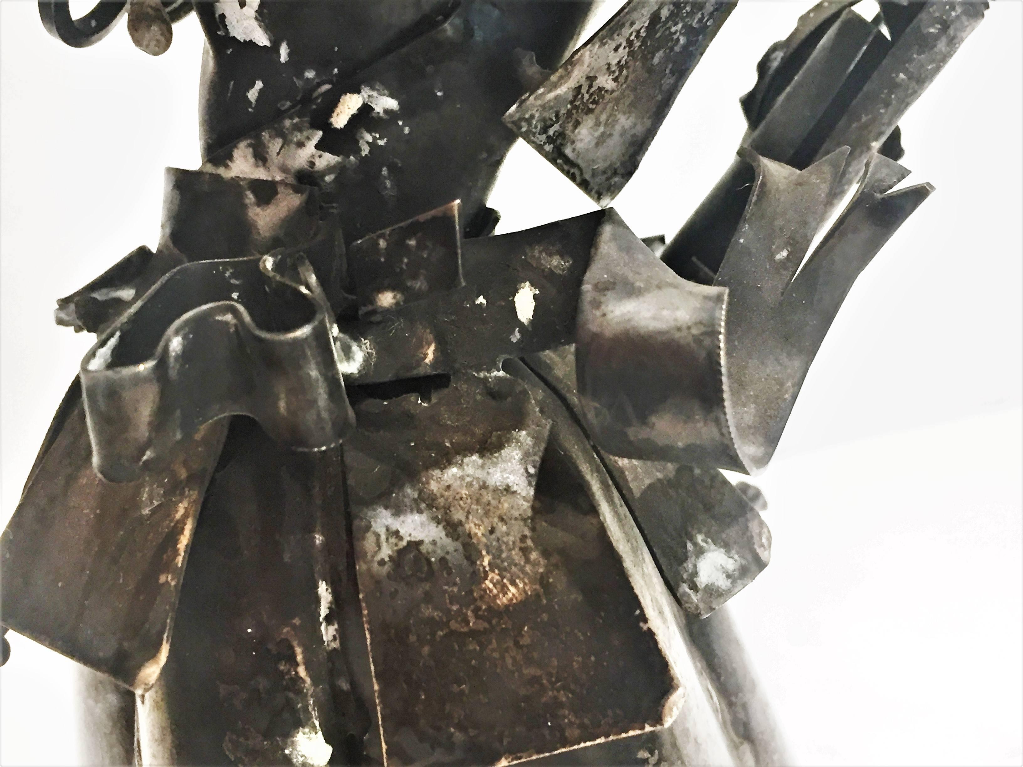 Xavier Gonzalez, Spanish Maiden, Anodized Silver Statuette, 1970s For ...