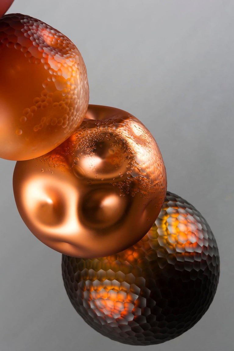 Xavier Le Normand 2018, First Century, Paris, Chandellier Gold and Red ...