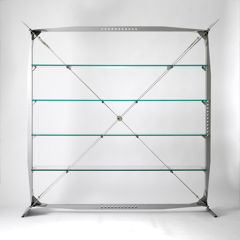 Xavier Mategot (Né En 1956) Bookcase Xm2, 1986 Farjon For Sale at 1stDibs
