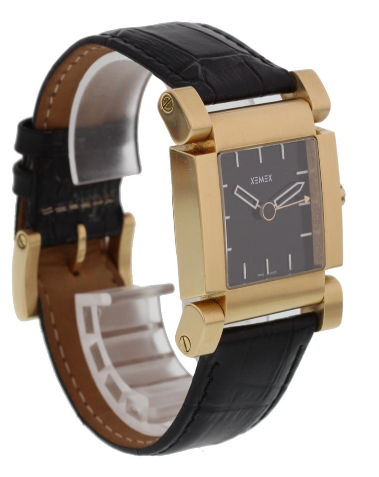 Xemex Kulluj Limited Edition 18 Karat Yellow Gold Watch For Sale at 1stDibs