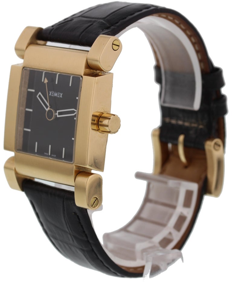 Xemex Kulluj Limited Edition 18 Karat Yellow Gold Watch For Sale at 1stDibs