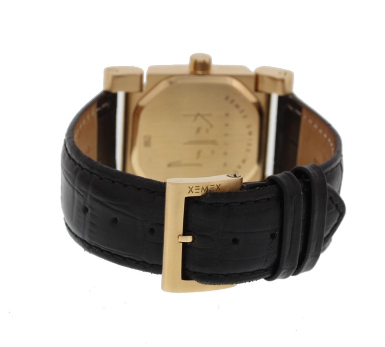Xemex Kulluj Limited Edition 18 Karat Yellow Gold Watch For Sale at 1stDibs