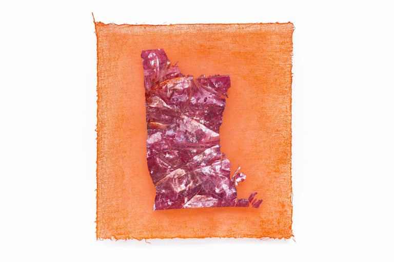 Xinyi Liu - Meat, Mulberry paper and acrylic on gauze For Sale at 1stDibs