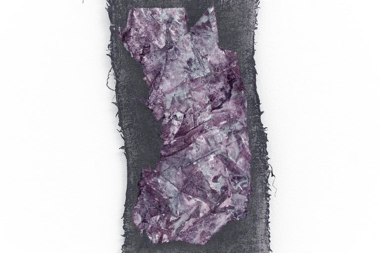 Xinyi Liu - Scab, Mulberry paper and acrylic on gauze For Sale at 1stDibs