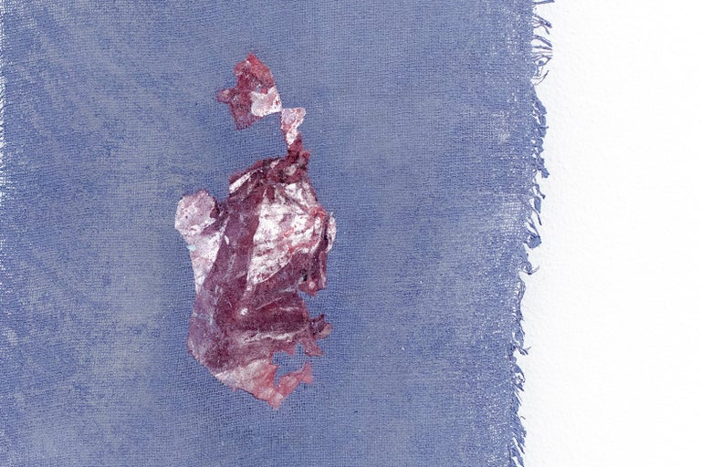 Xinyi Liu - Scab, Mulberry paper and acrylic on gauze For Sale at 1stDibs