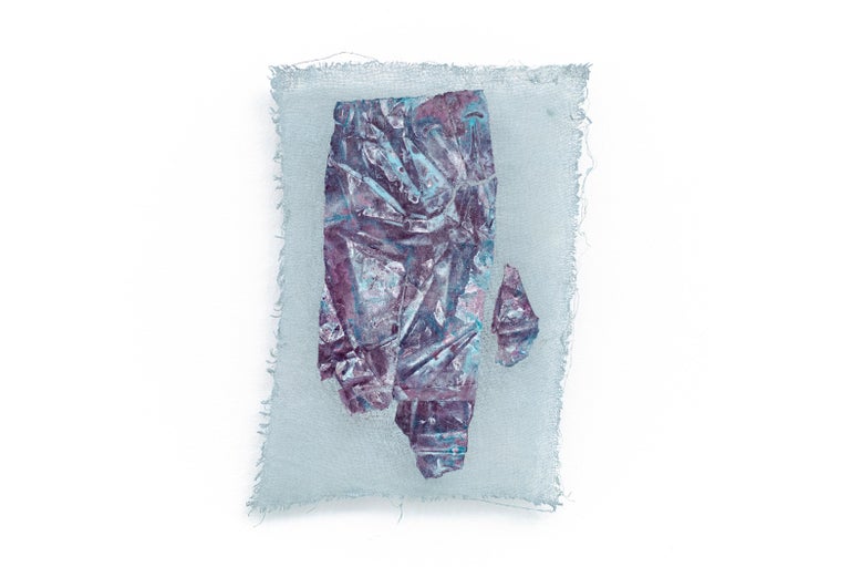 Xinyi Liu - Scab, Mulberry paper and acrylic on gauze For Sale at 1stDibs