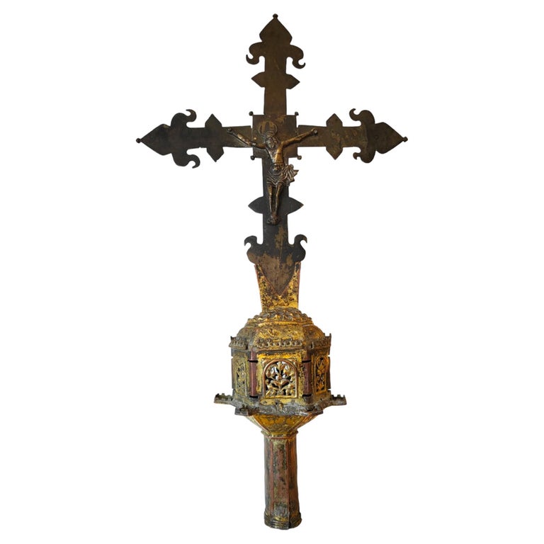 XIV Century Gothic Cross For Sale at 1stDibs
