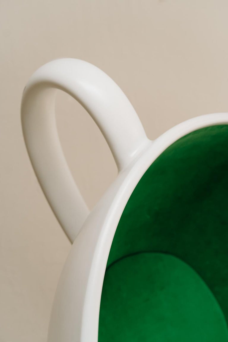 Xl 1980's Teacup Chair For Sale at 1stDibs | teacup chairs