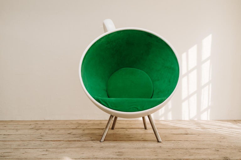 Xl 1980's Teacup Chair For Sale at 1stDibs | teacup chairs