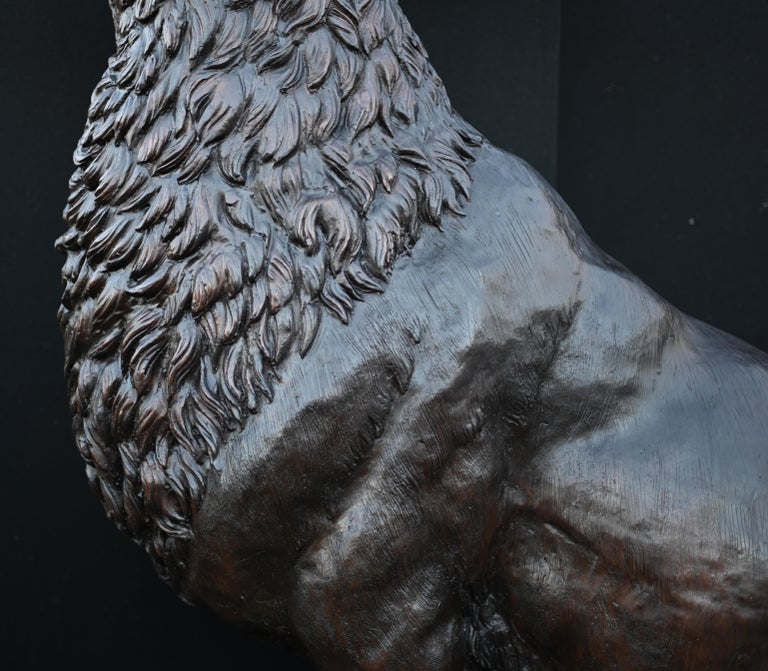 XL Bronze Stag Statue Monarch of Glen For Sale at 1stDibs