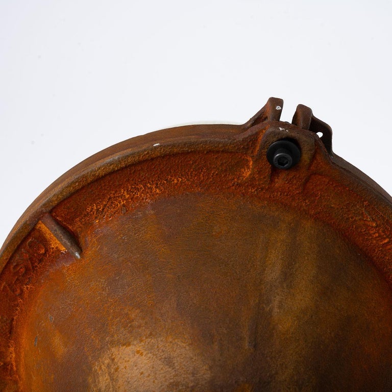 Xl Extreme Rusted Industrial Pendant Lights with Prismatic Glass For ...