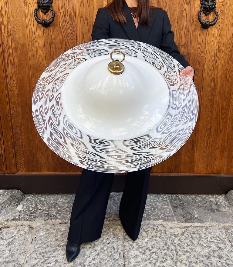 Xl La Murrina Pendant Light in Murano Glass, 1970s For Sale at 1stDibs