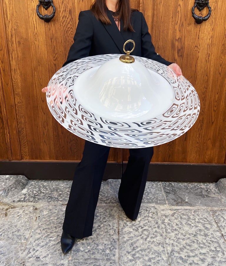 Xl La Murrina Pendant Light in Murano Glass, 1970s For Sale at 1stDibs