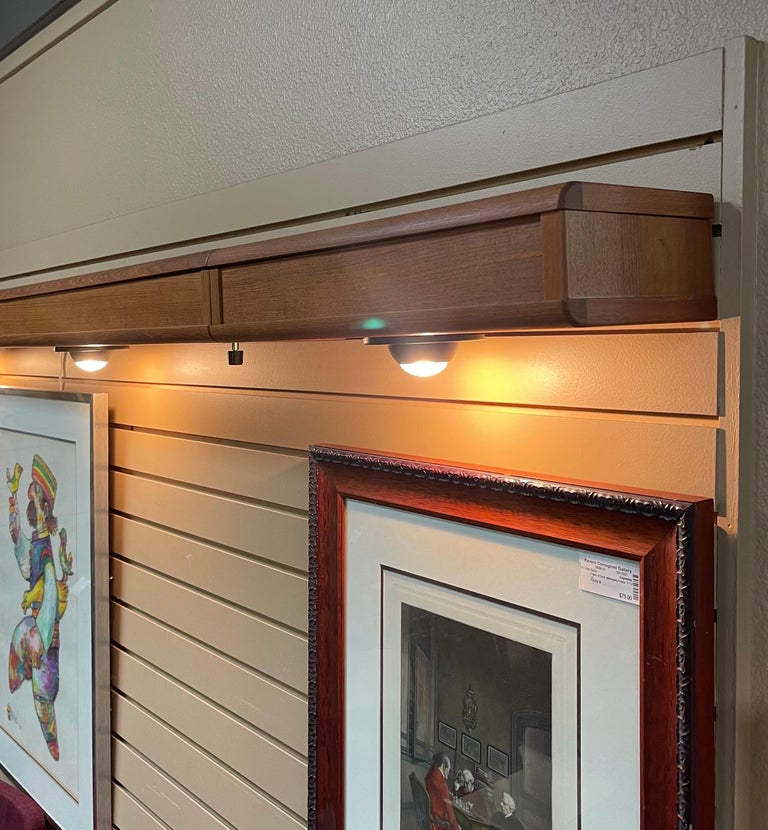 XL Mid-Century Modern Teak Light Fixture by Kristian Frederiksen for ...