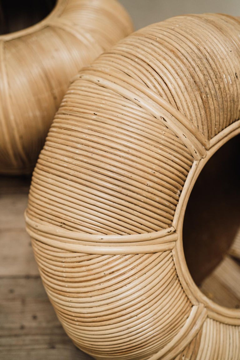 Extra Large Pair of Wicker/Rattan Planters at 1stDibs | extra large ...