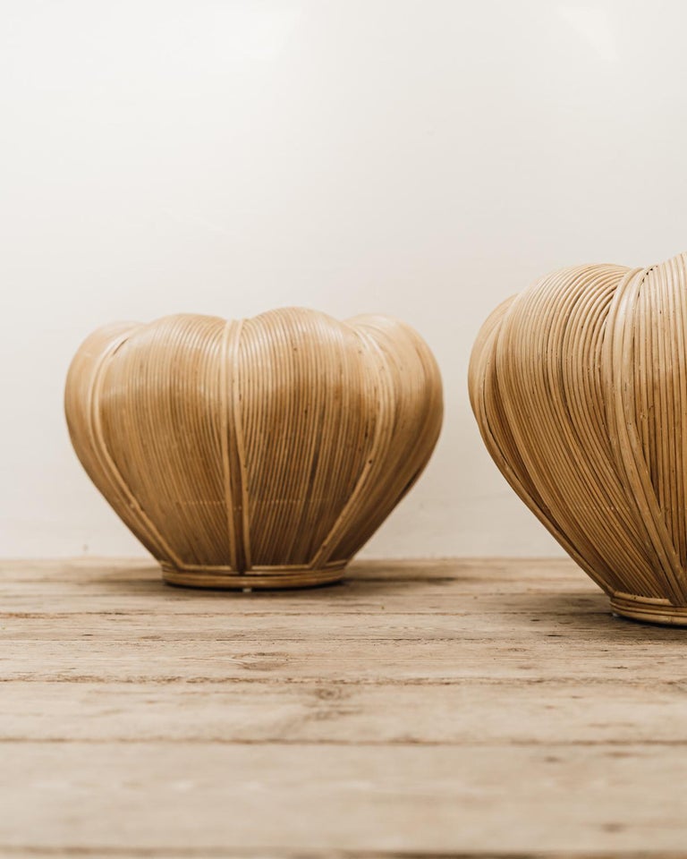 Extra Large Pair of Wicker/Rattan Planters at 1stDibs | extra large ...