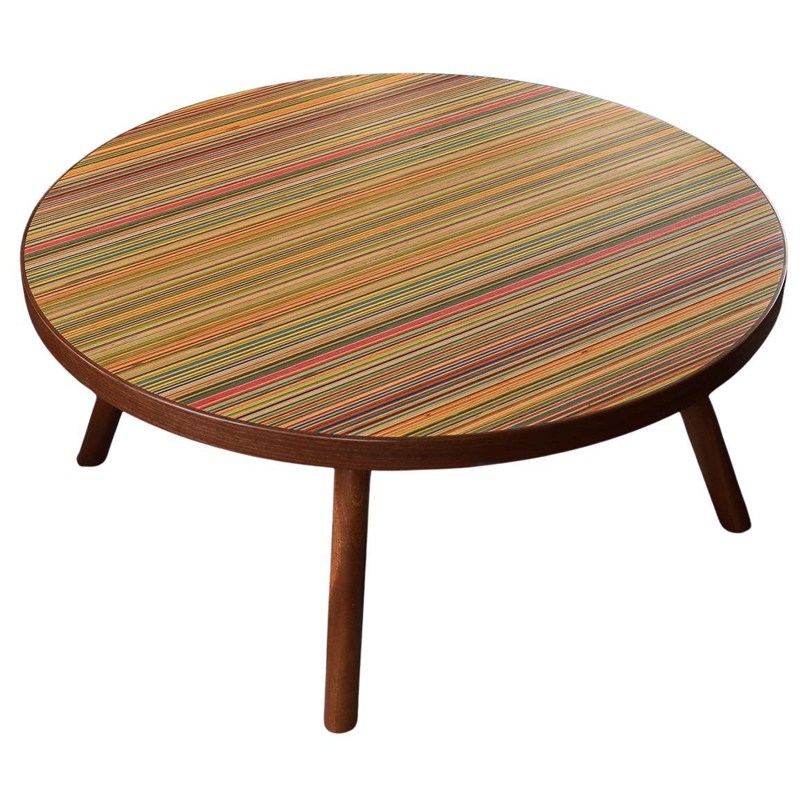 Low Oxblood Patterned Osis Pila Coffee Table by Llot Llov For Sale at ...