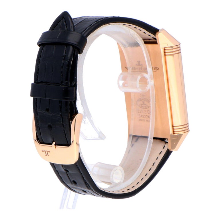 Pre-Owned Jaeger-LeCoultre Reverso 18 Karat Rose Gold Q3842520 Watch at ...