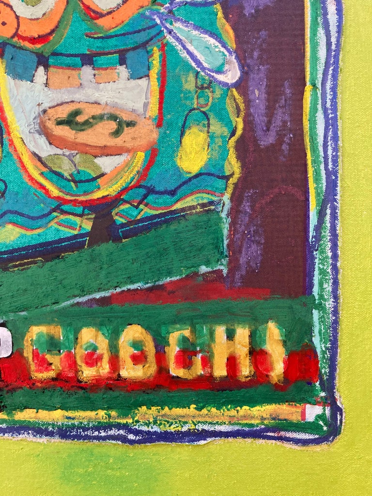 XVALA - 'Meme Money 002: Goochi Sponge,' by XVALA, Mixed Media Painting ...