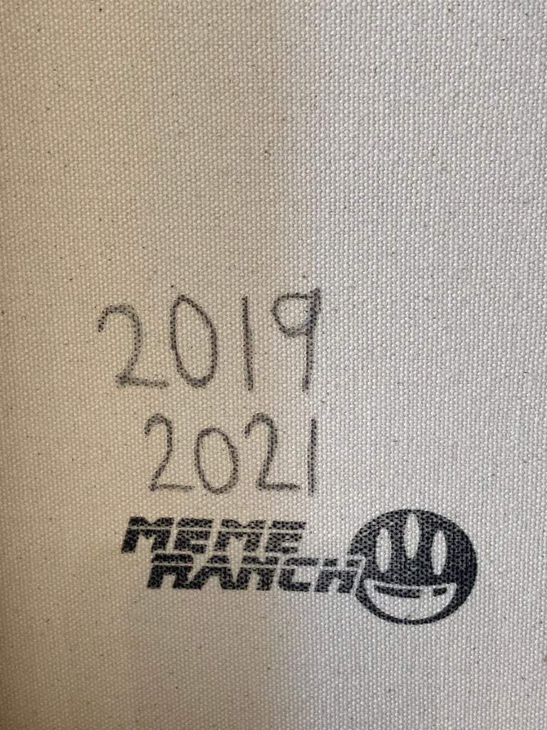 XVALA - 'Meme Money 002: Goochi Sponge,' by XVALA, Mixed Media Painting ...