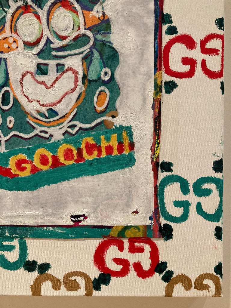 XVALA - 'Meme Money 006: Goochi Sponge,' by XVALA, Mixed Media Painting ...