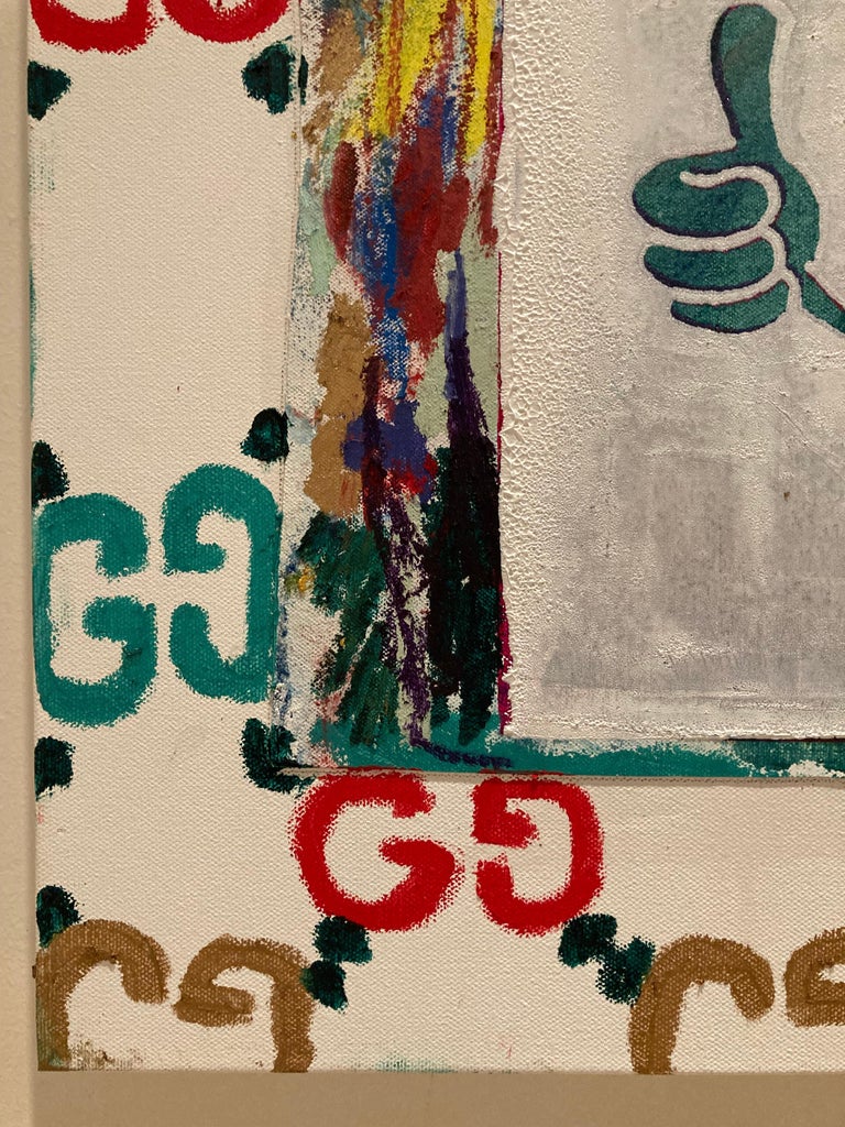 XVALA - 'Meme Money 006: Goochi Sponge,' by XVALA, Mixed Media Painting ...