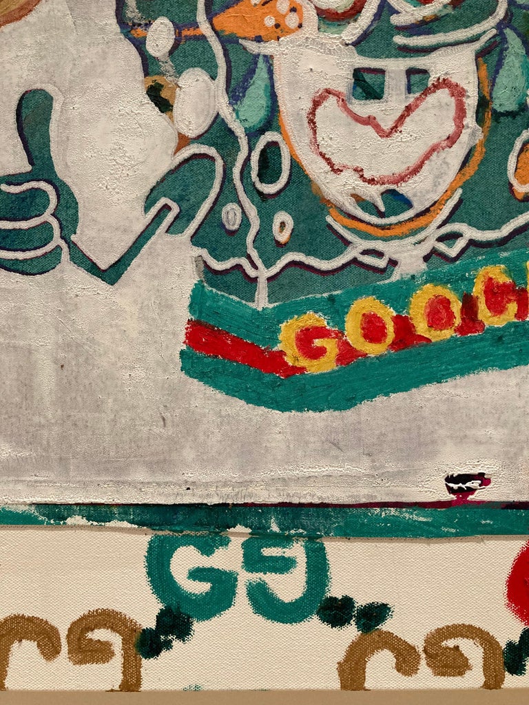 XVALA - 'Meme Money 006: Goochi Sponge,' by XVALA, Mixed Media Painting ...