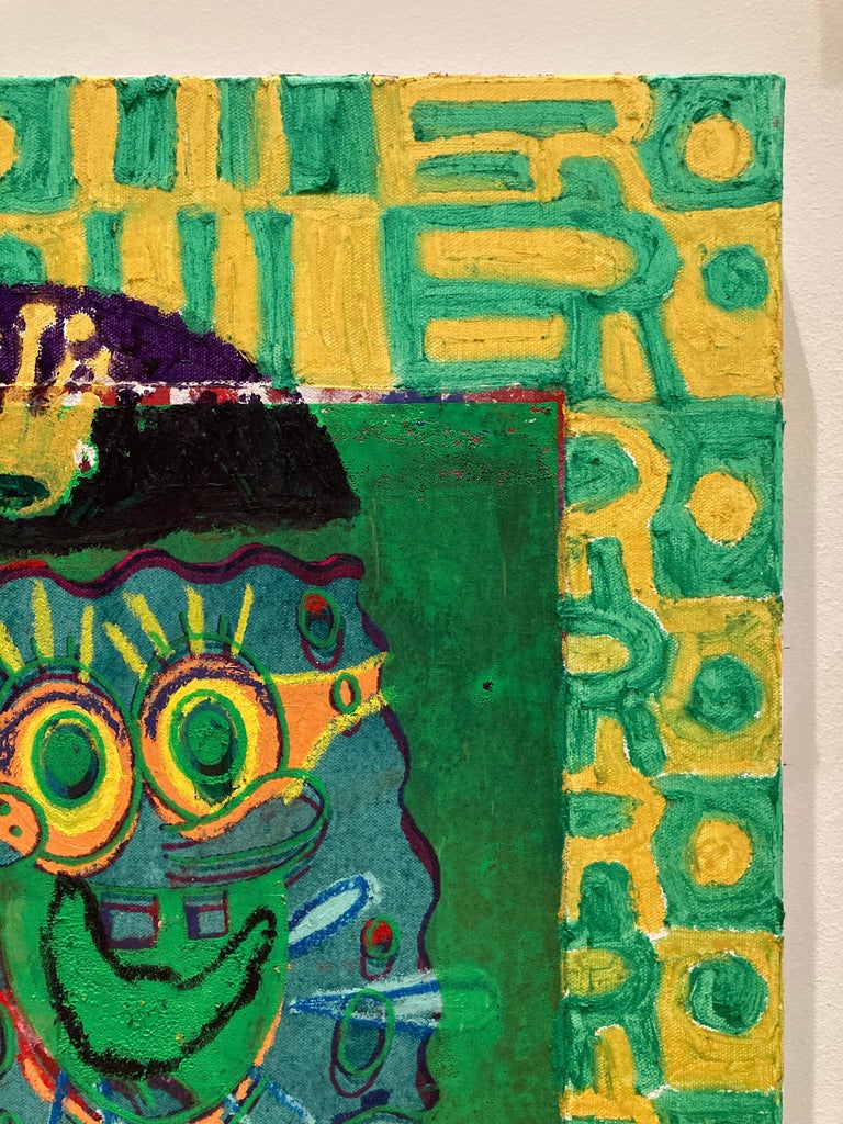 XVALA - 'Meme Money 007: Green Goochi,' by XVALA, Mixed Media Painting ...