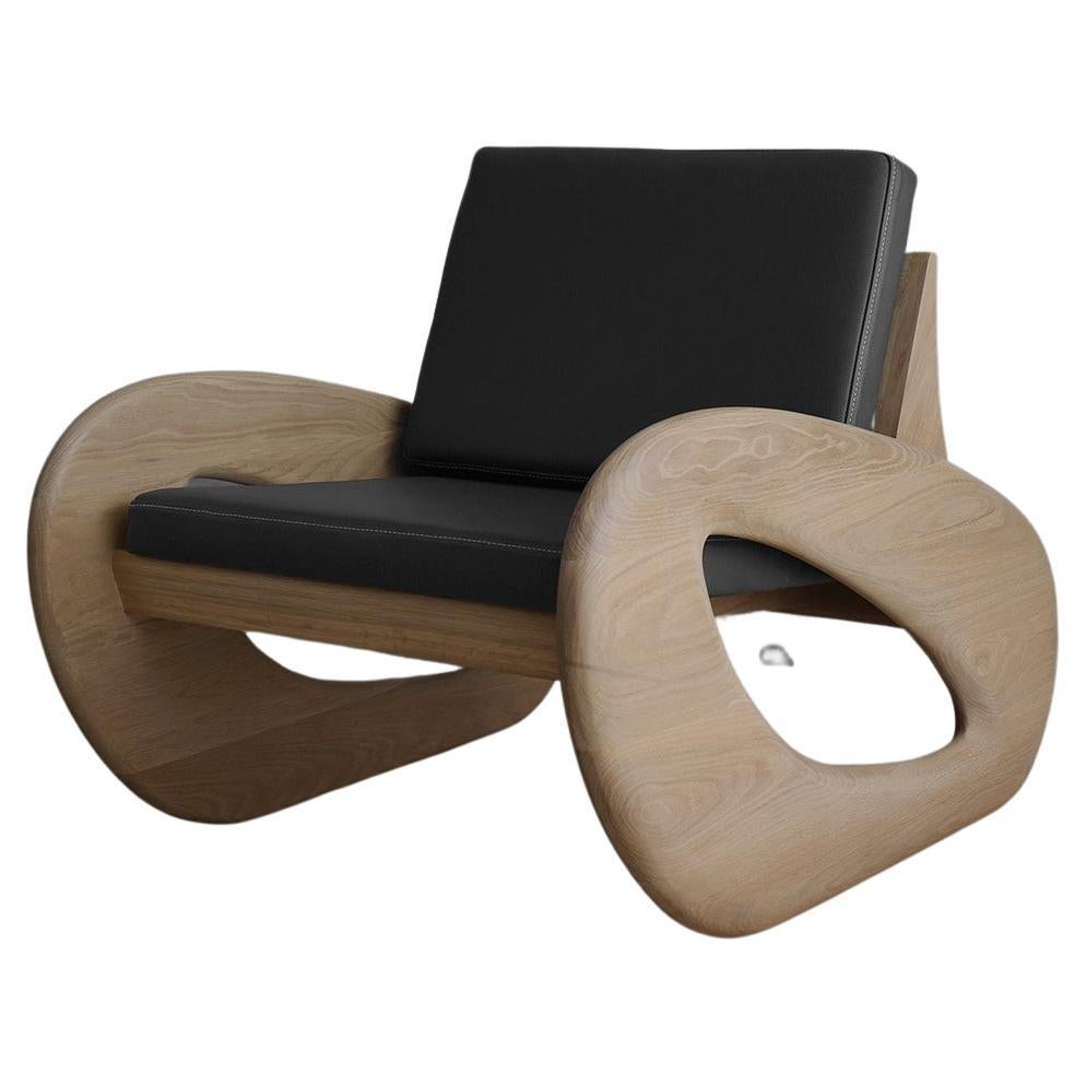 Set of 2 Black XVII Sherman Lounge Chairs by Arturo Verástegui For Sale ...